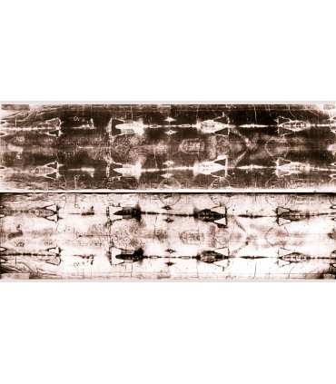 affiche grandformat saint suaire linceul de turin dos face corps entier ...